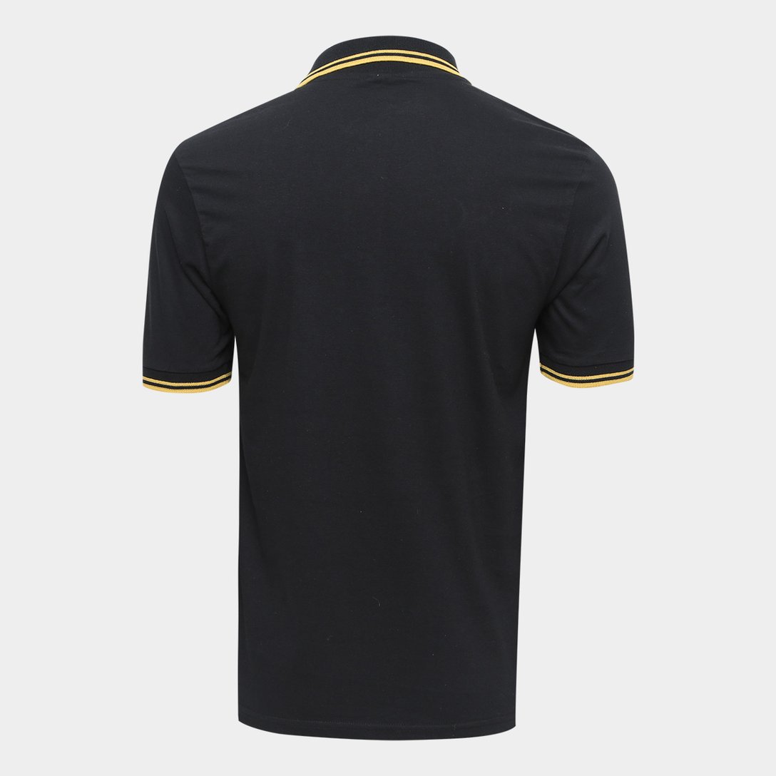 Camisa Polo Corinthians Ouro Masculina - Preto | Shop Timão Camisa Polo Corinthians Ouro Masculina - Preto | Shop Timão